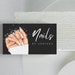 Editable Modern Business Card for Nail Tech, Nail Artist Calling Card ...