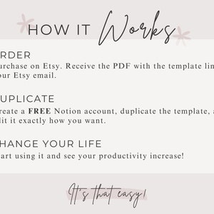 Pink Notion Habit Tracker, Notion Journal & Self Care Planner, Notion ...