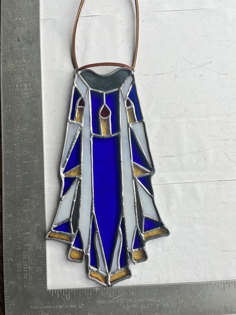 Stained Glass Sara Max Cape Inspired Suncatcher - Etsy