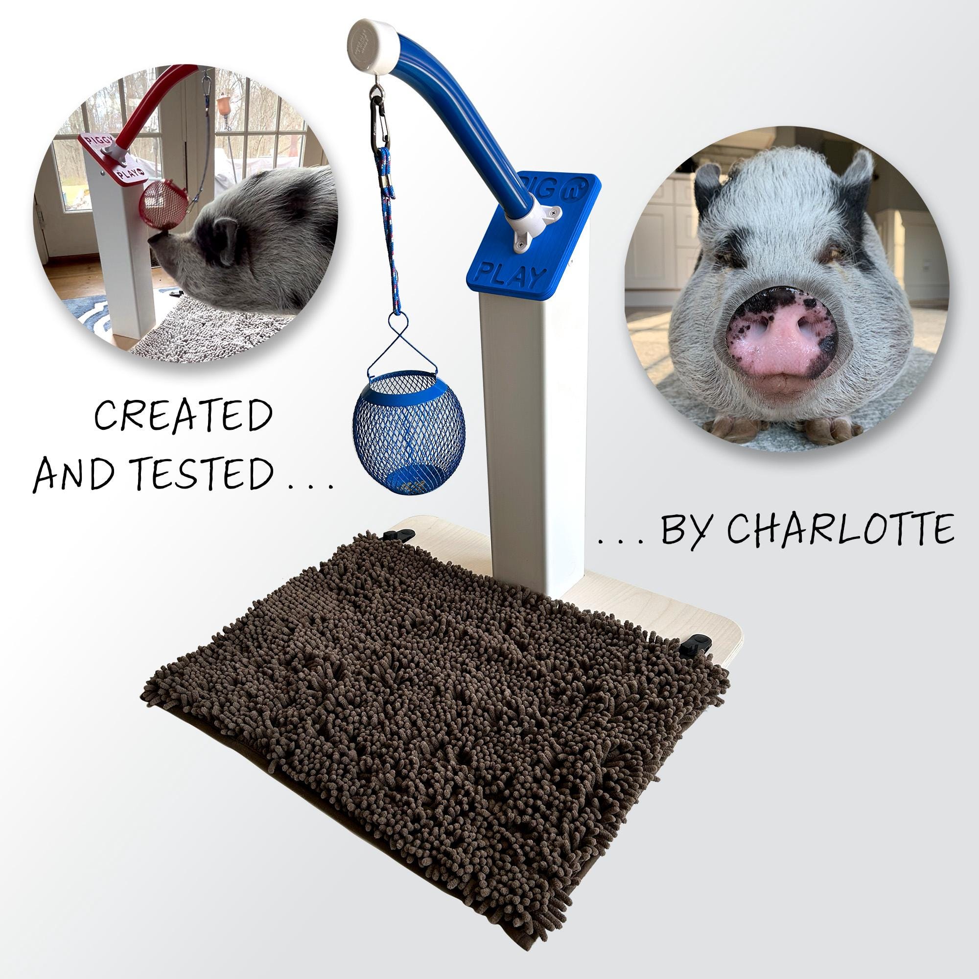 Snort-n-snack™ : Pot Belly Pig Enrichment Activity | Indoor Piggy Toy ...