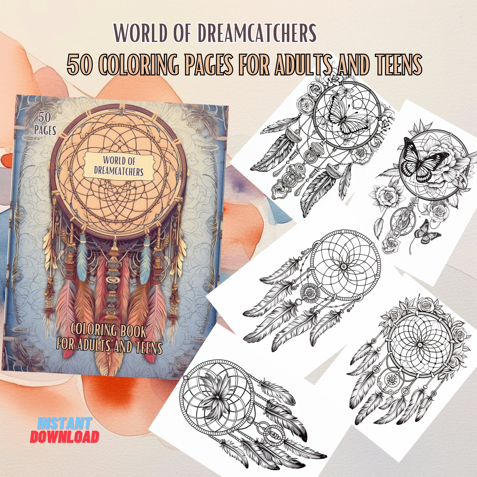 Native American Dream Catcher Coloring Pages