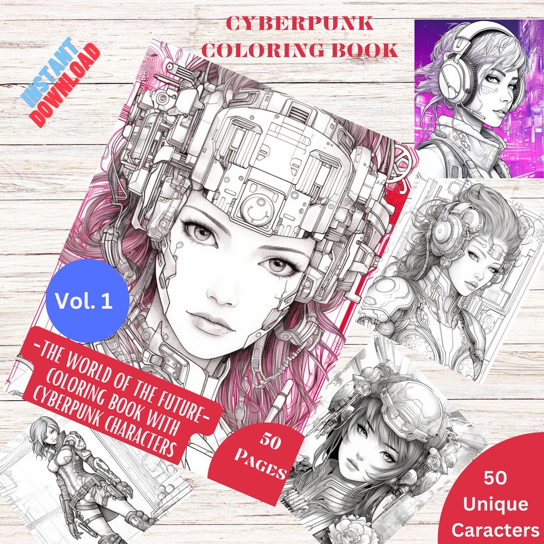 The World of the Future | Coloring Book for Adults and Teens With ...