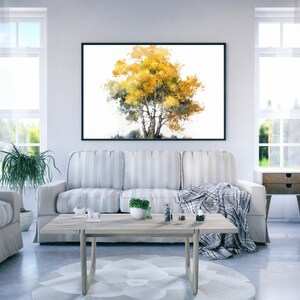 Quaking Aspen Tree Colored Sketch Digital Art Drawing PNG, JPG, SVG ...