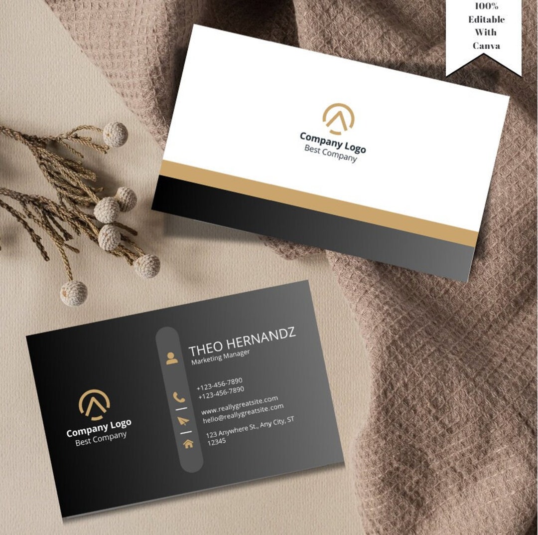Digital Business Card Template, Electronic Business Card Template ...