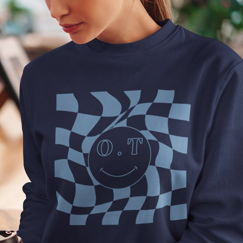 Checkerboard Sweater - Etsy