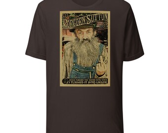 Popcorn Sutton the Man T-shirt - Etsy