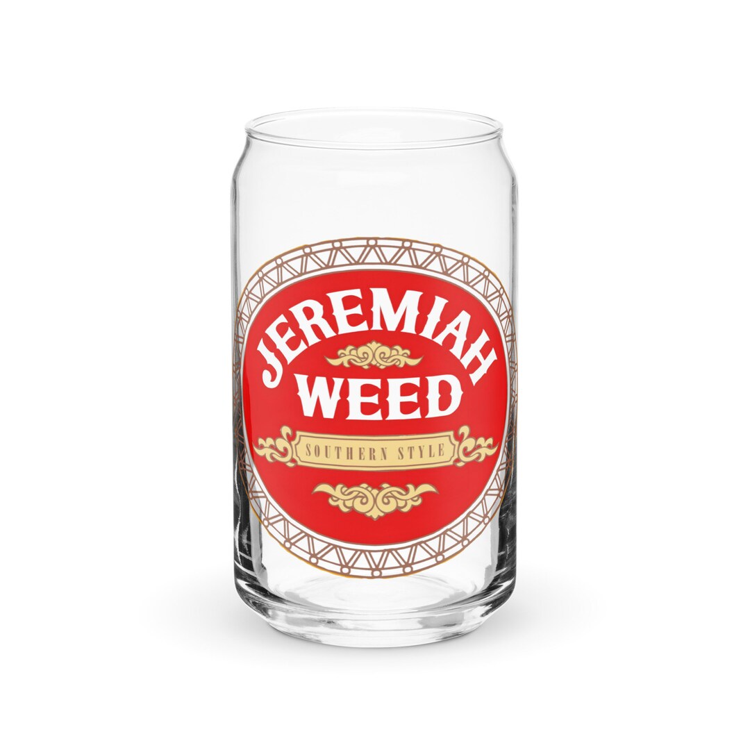Jeremiah Weed Can-shaped Glass - Etsy