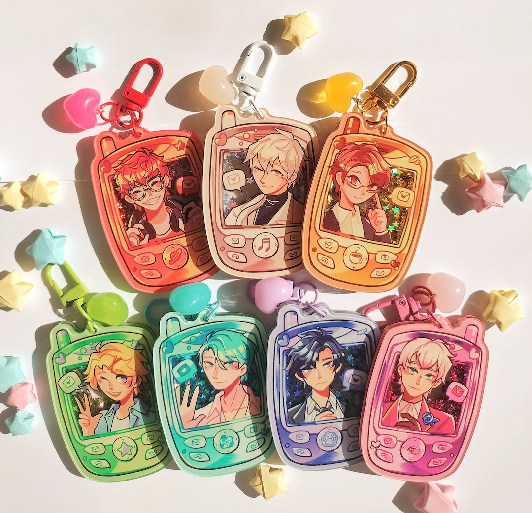 Mystic Messenger Shaker Keychains | Mysme Charms - Etsy