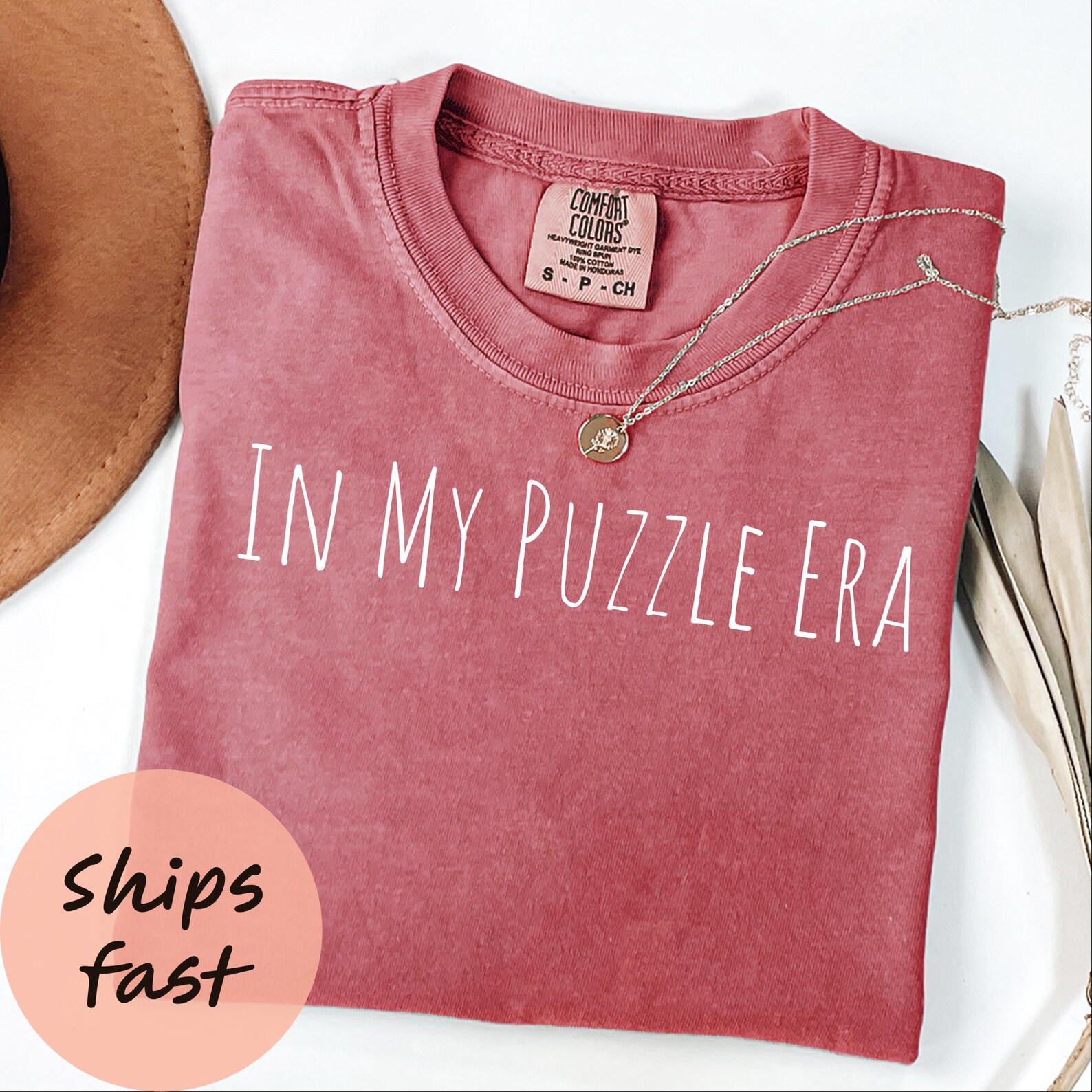 Comfort Colors® in My Puzzle Era Shirt, Jigsaw Puzzle Lover Tee, Brain ...