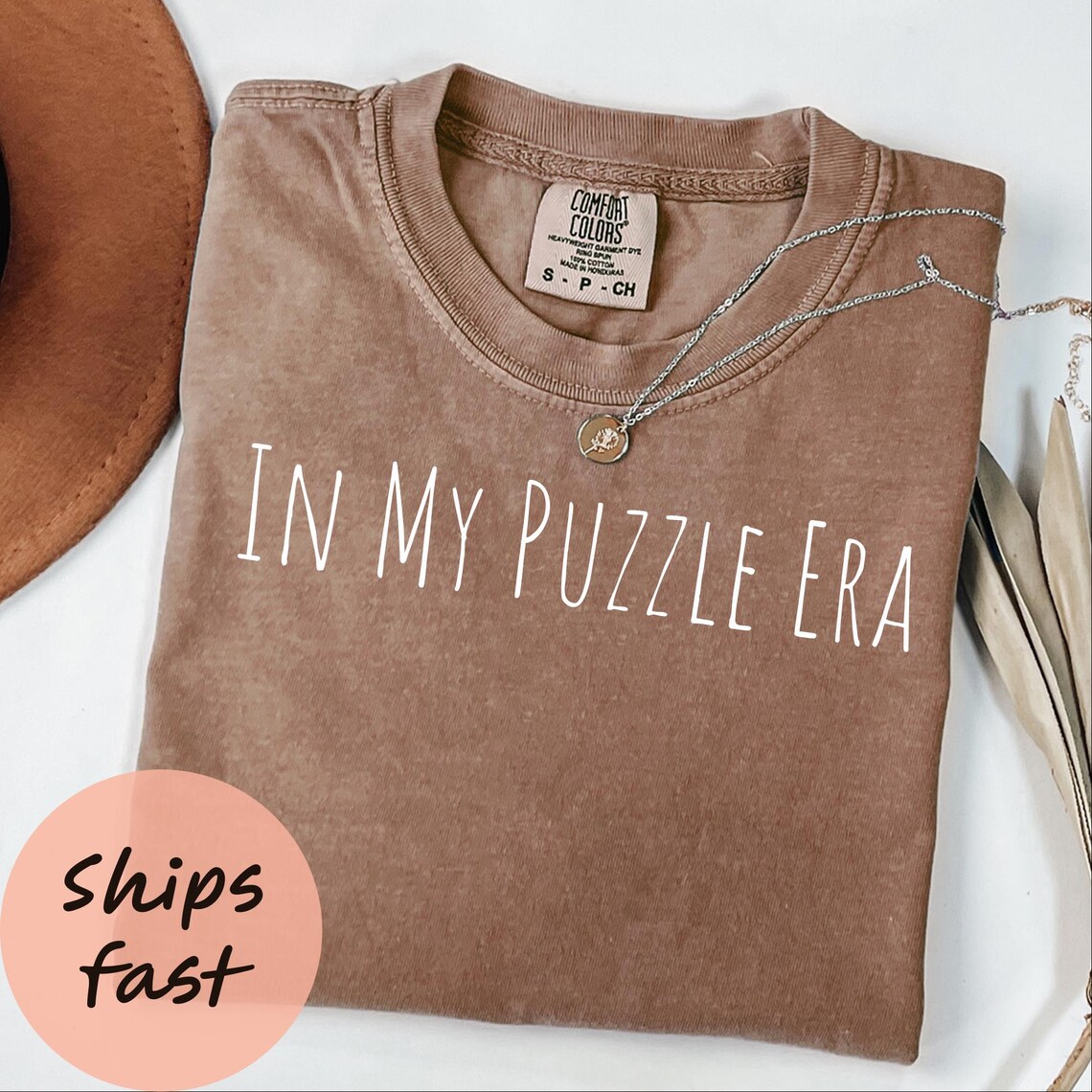 Comfort Colors® in My Puzzle Era Shirt, Jigsaw Puzzle Lover Tee, Brain ...
