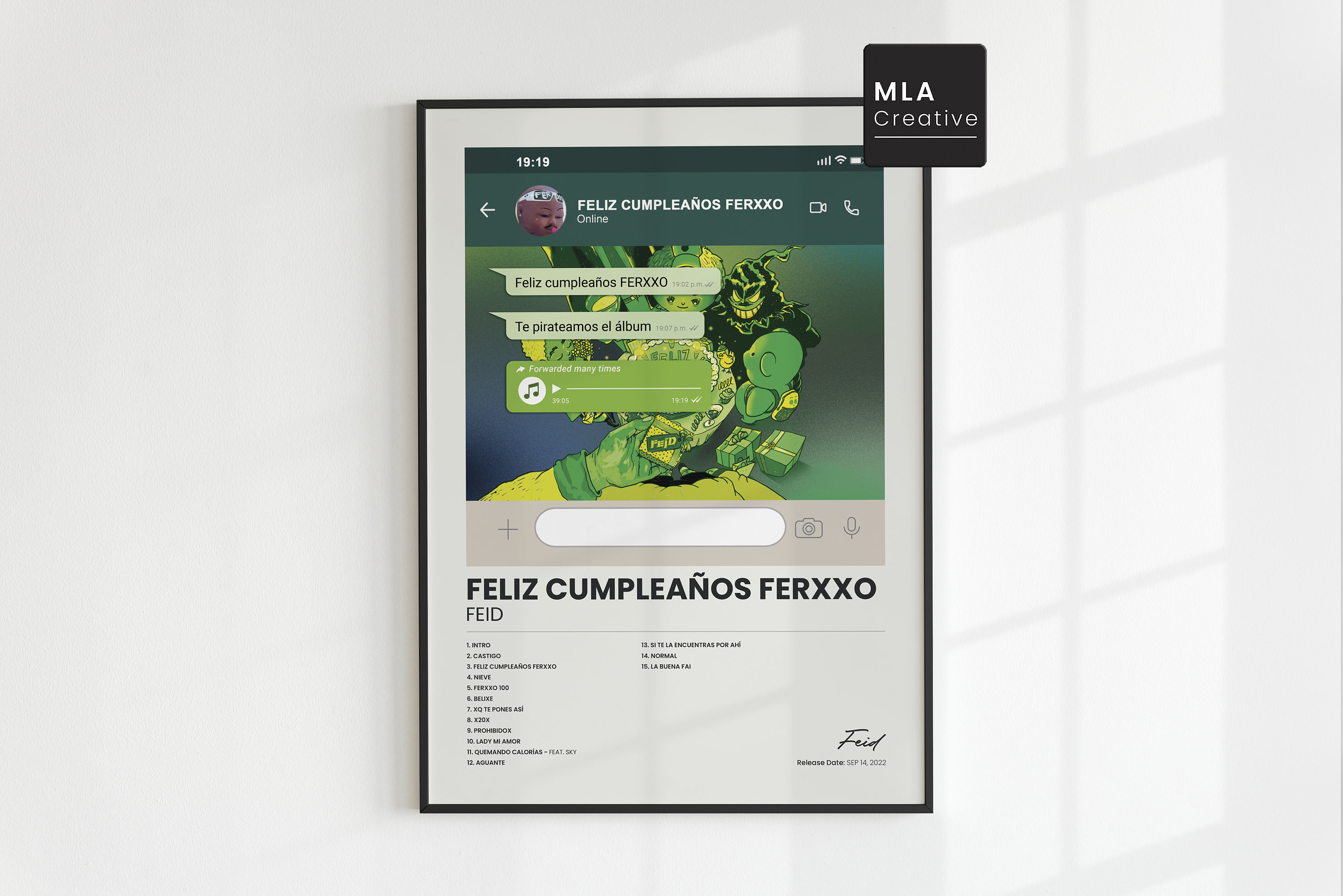 Feliz Cumpleaños Ferxxo Te Pirateamos El álbum Feid Etsy