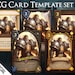 TCG Cartoon Card Template Set | PNG | Digital Download - Etsy