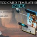 TCG Scifi Card Template Set | PNG | Digital Download - Etsy