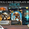 TCG Cartoon Card Template Set | PNG | Digital Download - Etsy