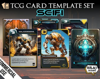 TCG Nature Card Template Set PNG Digital Download Whimsical, Magical ...