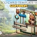 TCG Cartoon Card Template Set | PNG | Digital Download - Etsy
