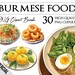 Burmese Food Watercolor Clipart | Myanmar Cuisine PNG Bundle (digital ...