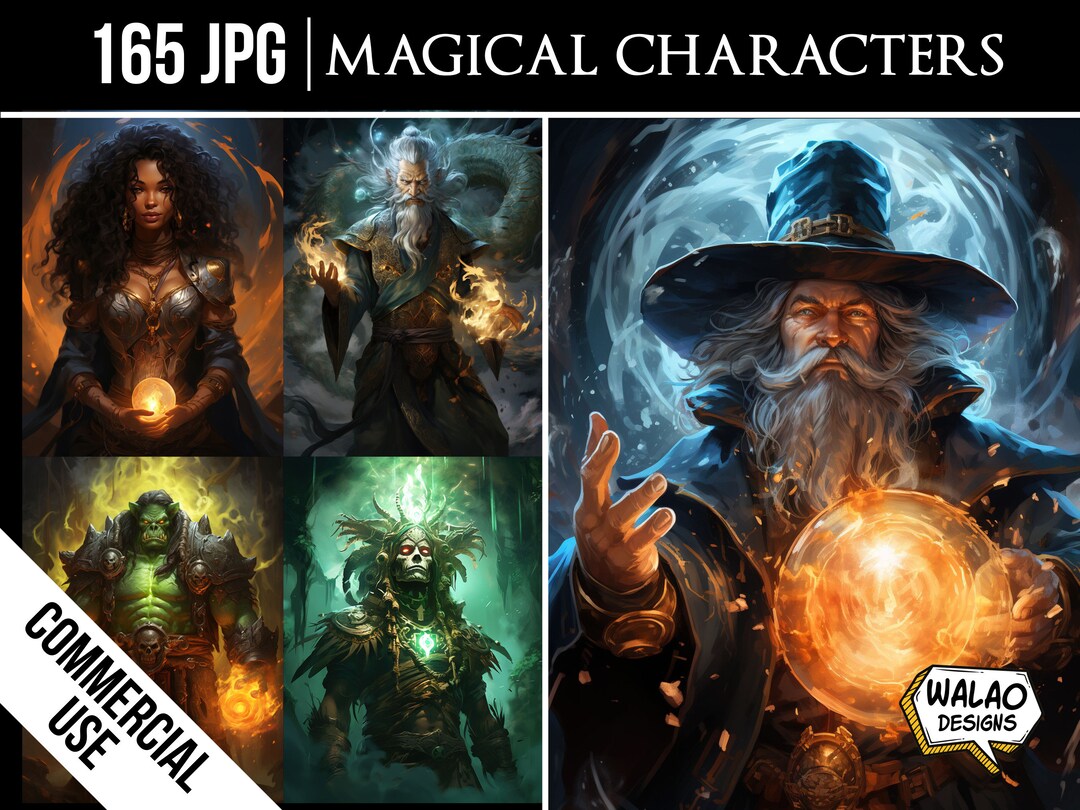 Fantasy Character Portraits | Magical | Wizards | Digital Painting ...