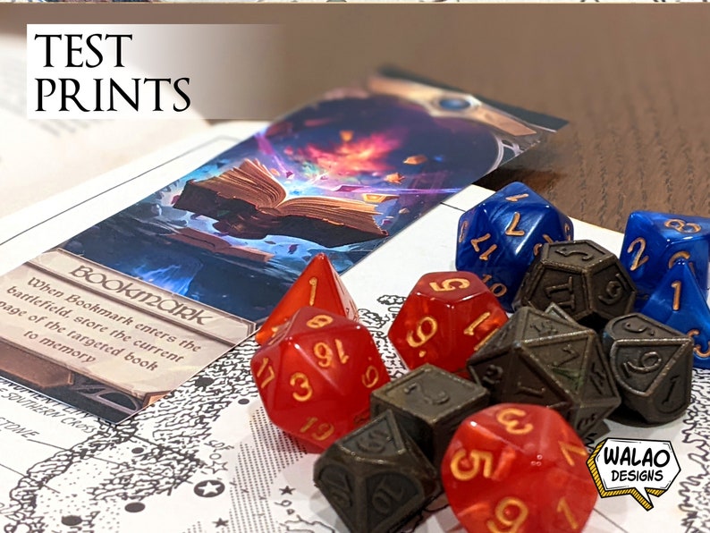 Fantasy Gamer Bookmarks | Printable Bookmarks | PNG | PDF | Digital ...