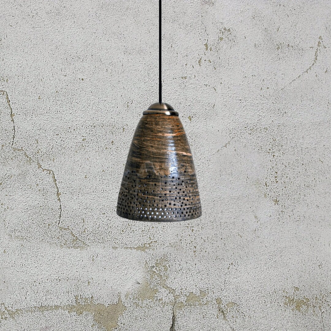 Ceramic Pendant Lamp: Unique Ceiling Light Fixture - Etsy UK