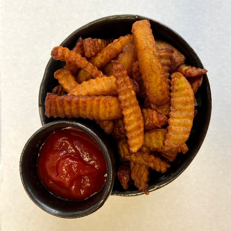 Handcrafted Ceramic Chip and Dip Bowl Set: Party Snack Bowl - Etsy