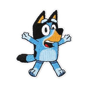Bluey - Iron on Patches - Patch - Bingo - Embroidery - Coco, Pretzel ...