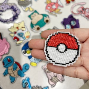 Pokemon,iron on Patches,sew On,patch,pikachu, Pokeball,bulbasaur ...