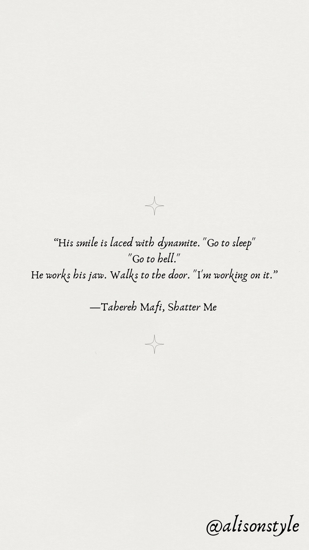 Shatter Me Series Quotes