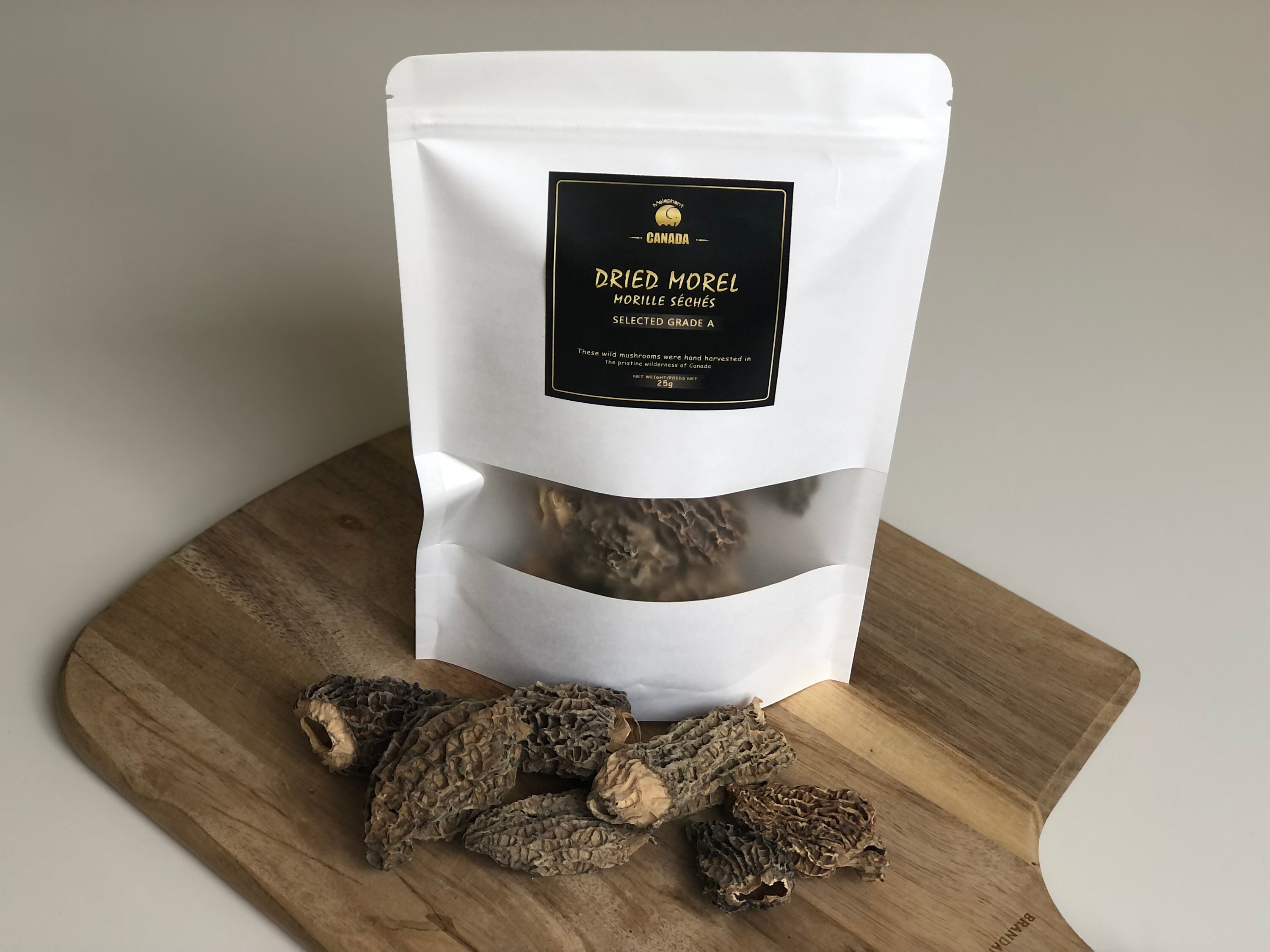 Wild Crafted Dried Morel Mushrooms - Canadian Gourmet Food (25g | 0 ...