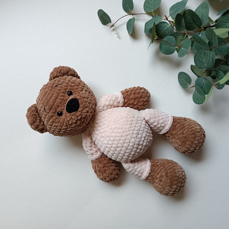 Amigurumi Plush Bear Pattern, Crochet Teddy Bear Pattern, Crochet Plush ...