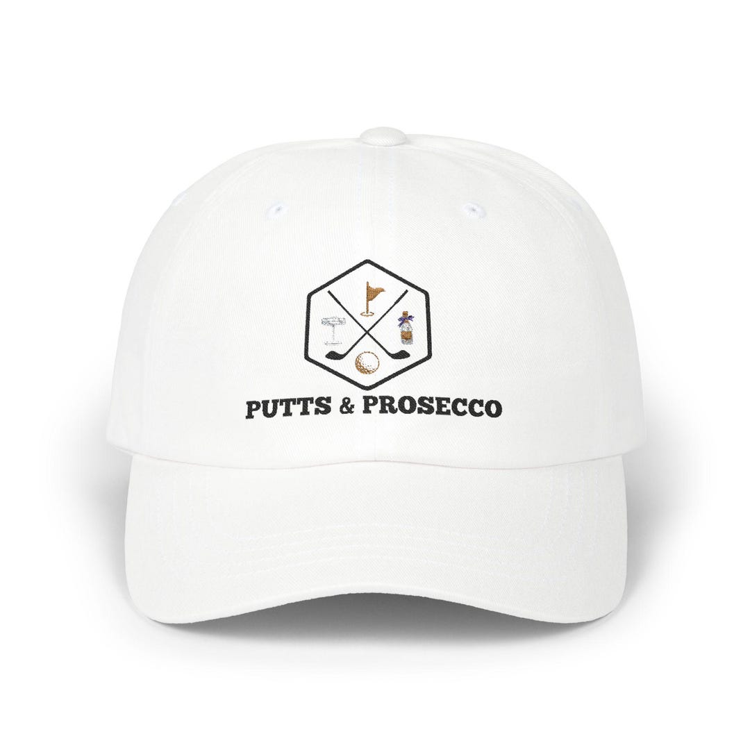 Putts and Prosecco Golf Hat, Golf Hat, Golf Lover Gift, Funny Golf Hat ...