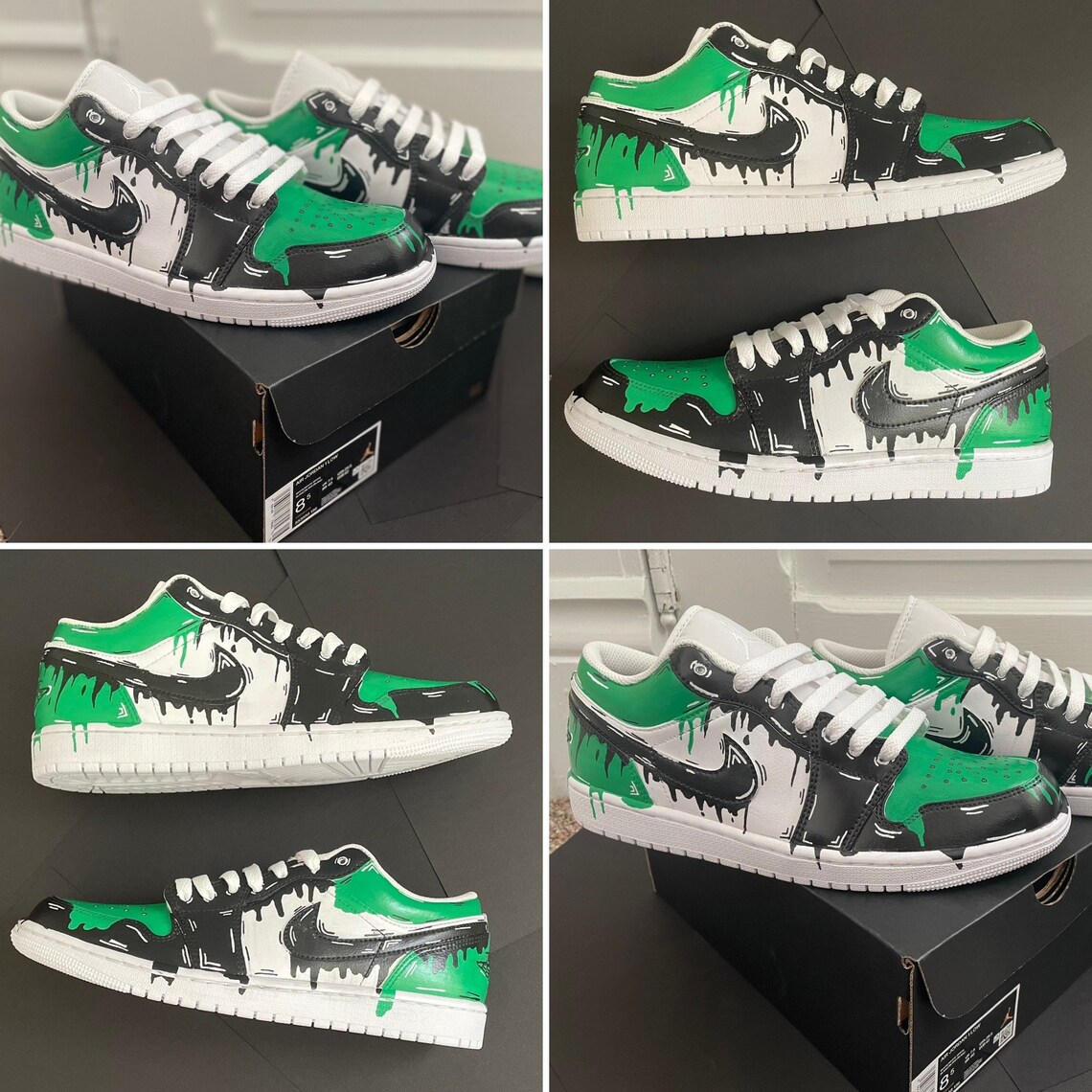 Air Jordan Mid Nike Drip - Etsy