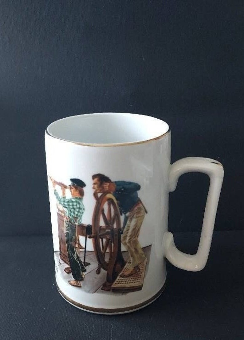 NORMAN ROCKWELL MUG, Collectible Norman Rockwell Mug, Vintage ...