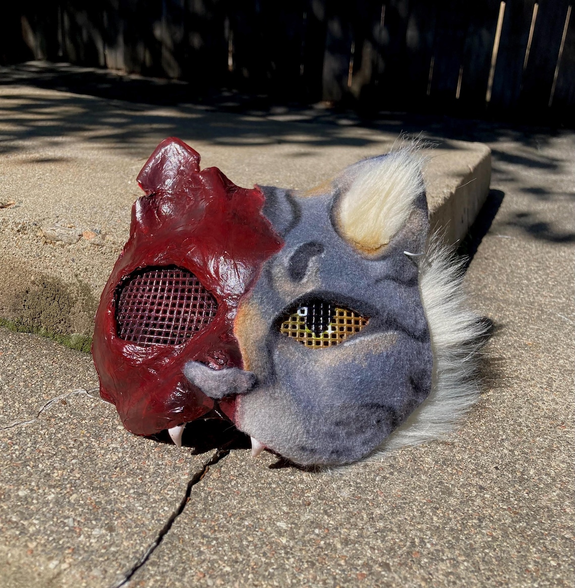 Scarred Tabby Cat Mask for Therian or Furry - Etsy