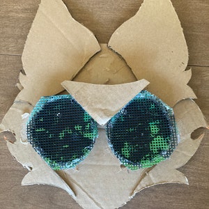 Cardboard Furry Therian Mask FOLLOW ME EYES - Etsy