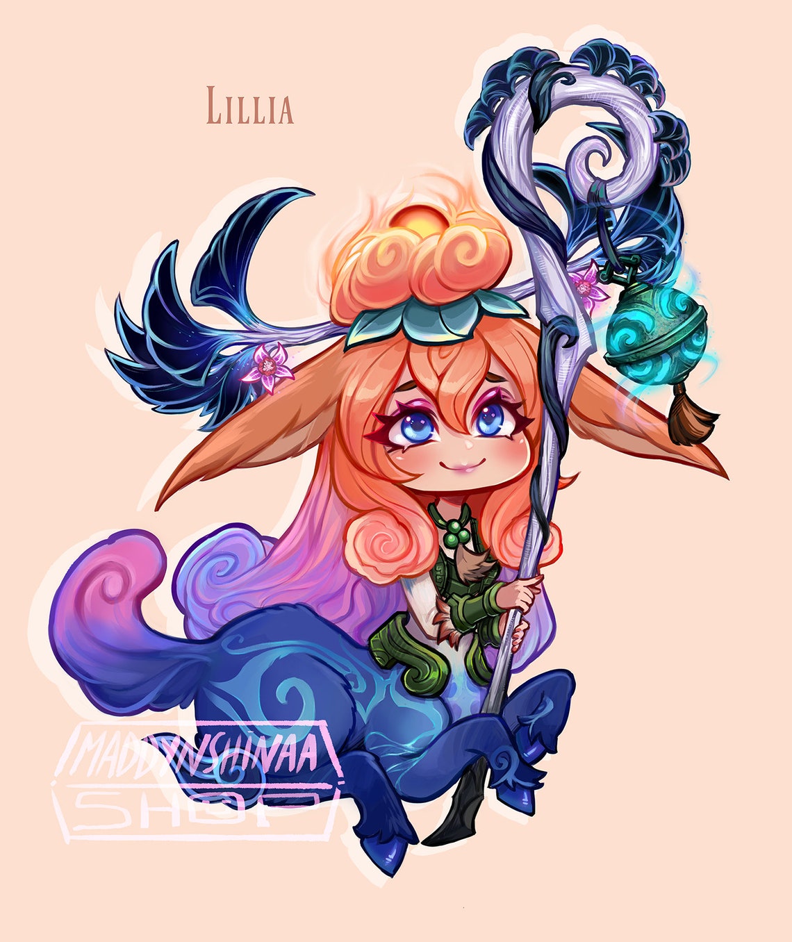 Shan Hai Scrolls Lillia Epoxy Clear Charm/keychain - Etsy