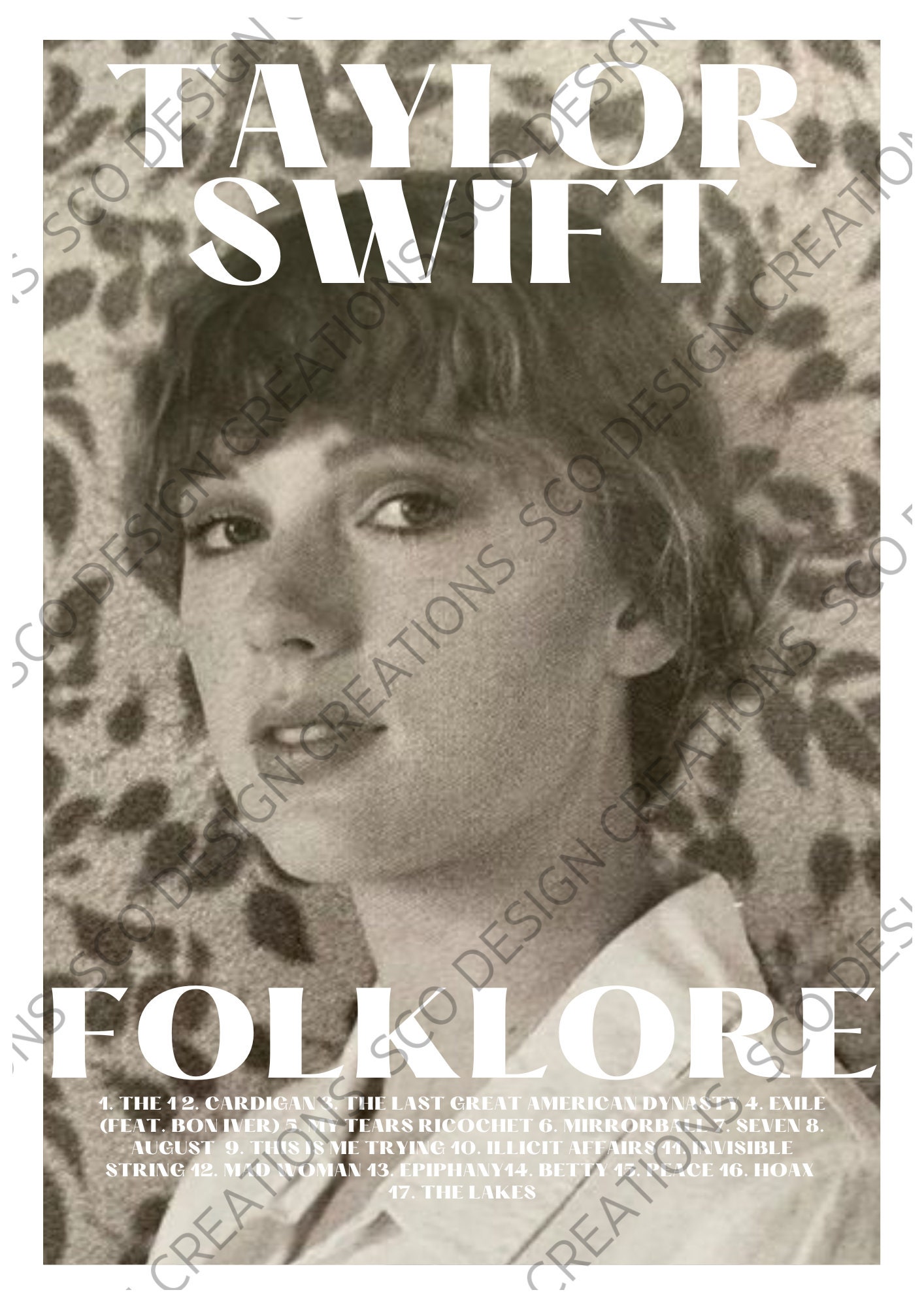 Taylor Swift Folklore PNG DIGITAL DOWLOAD Swiftie Wall Art - Etsy