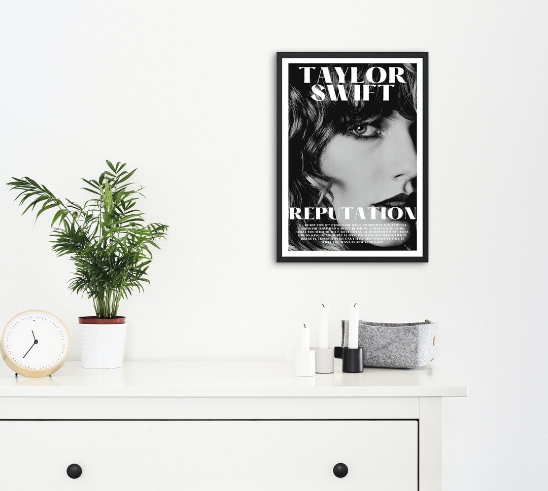 Taylor Swift Reputation PNG DIGITAL DOWLOAD, Swiftie Wall Art, Fan Art ...