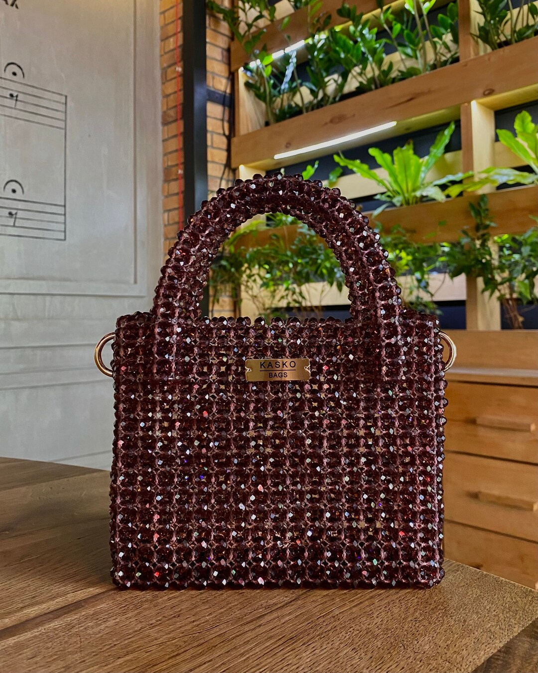 Luxury Crystal Beaded Bag, Beaded Purse, Crystal Bag, Beaded Tote ...