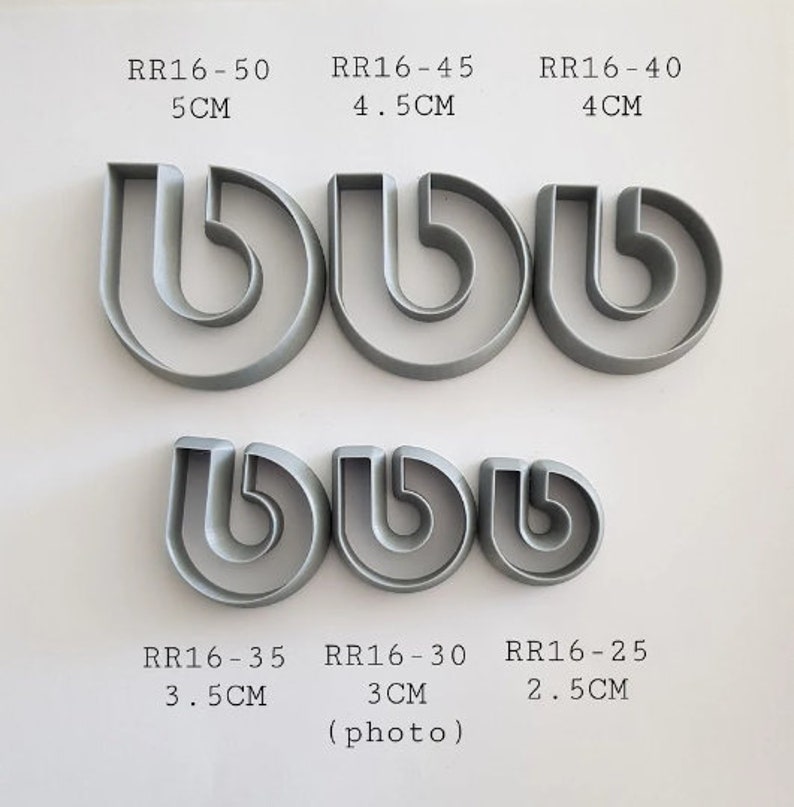 3D CUTTER for Polymer Clay, Metal Clay, Modern Shape - Etsy