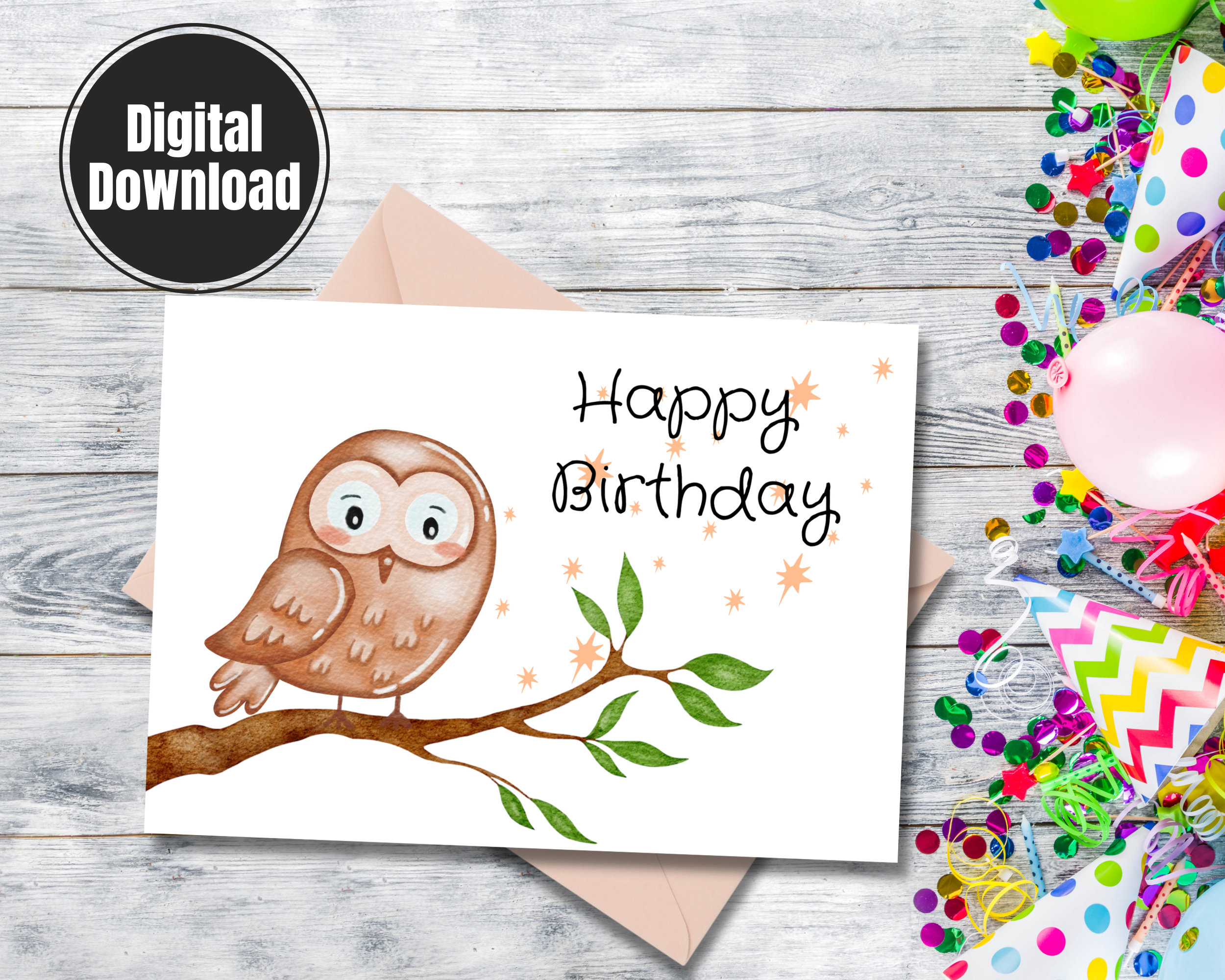 Owl Happy Birthday Sayings