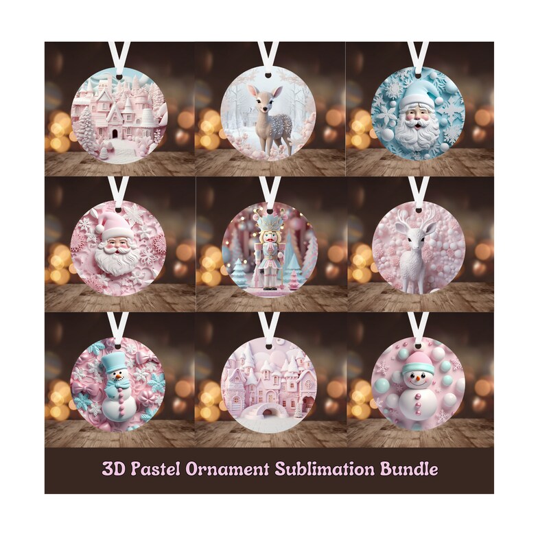 Pastel Ornaments - Etsy