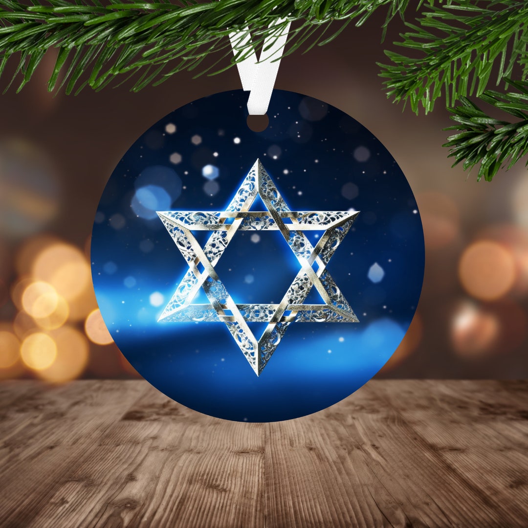 Star of David Ornament Sublimation PNG, Believe, Instant Digital ...