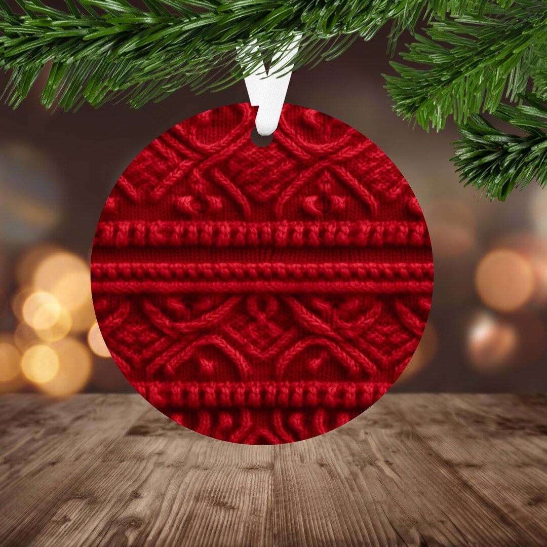 3d Christmas Sweater Ornament Sublimation Png Instant Digital Download