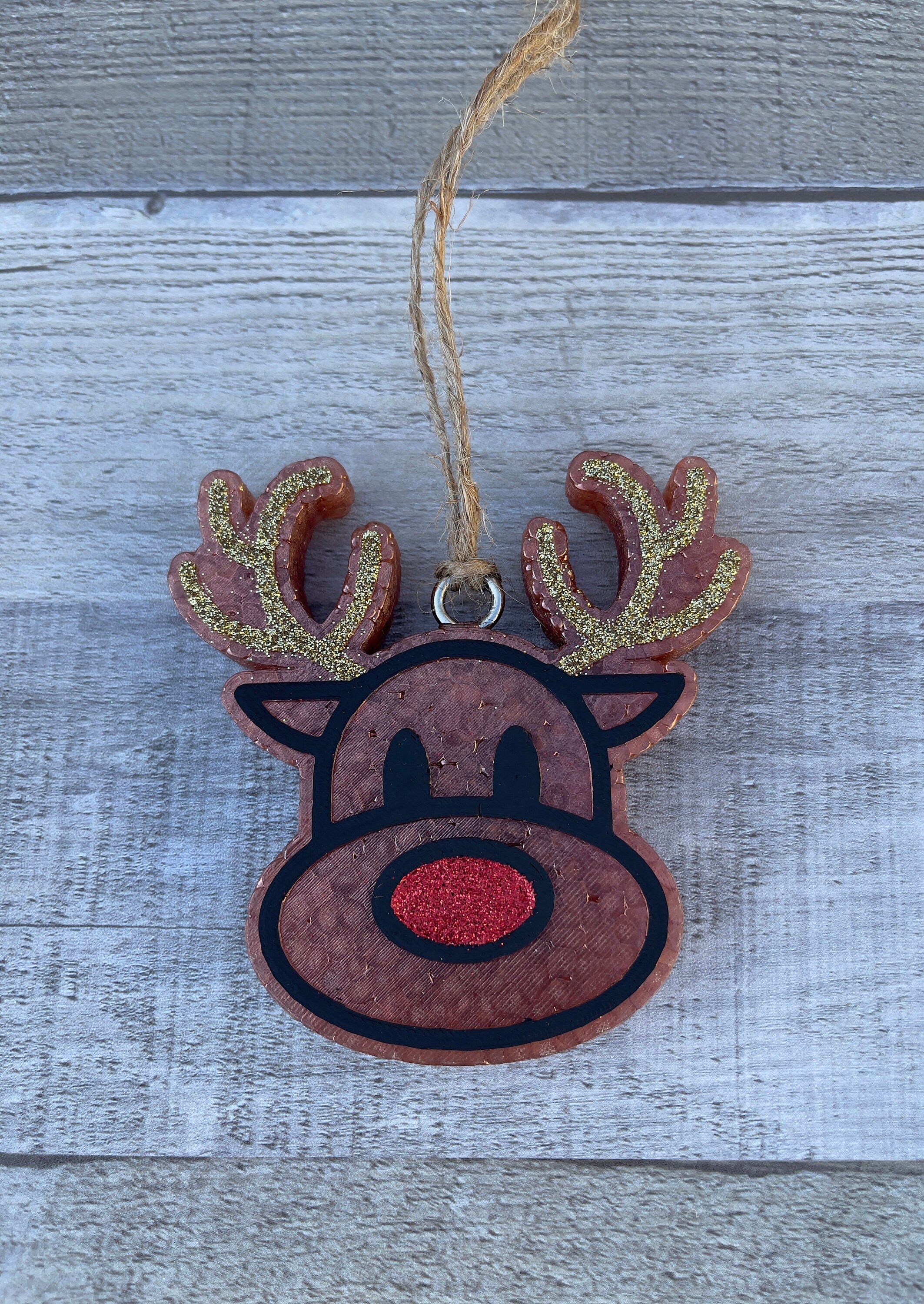 Reindeer Freshie, Reindeer Air Freshener, Red-nose Reindeer Freshie ...