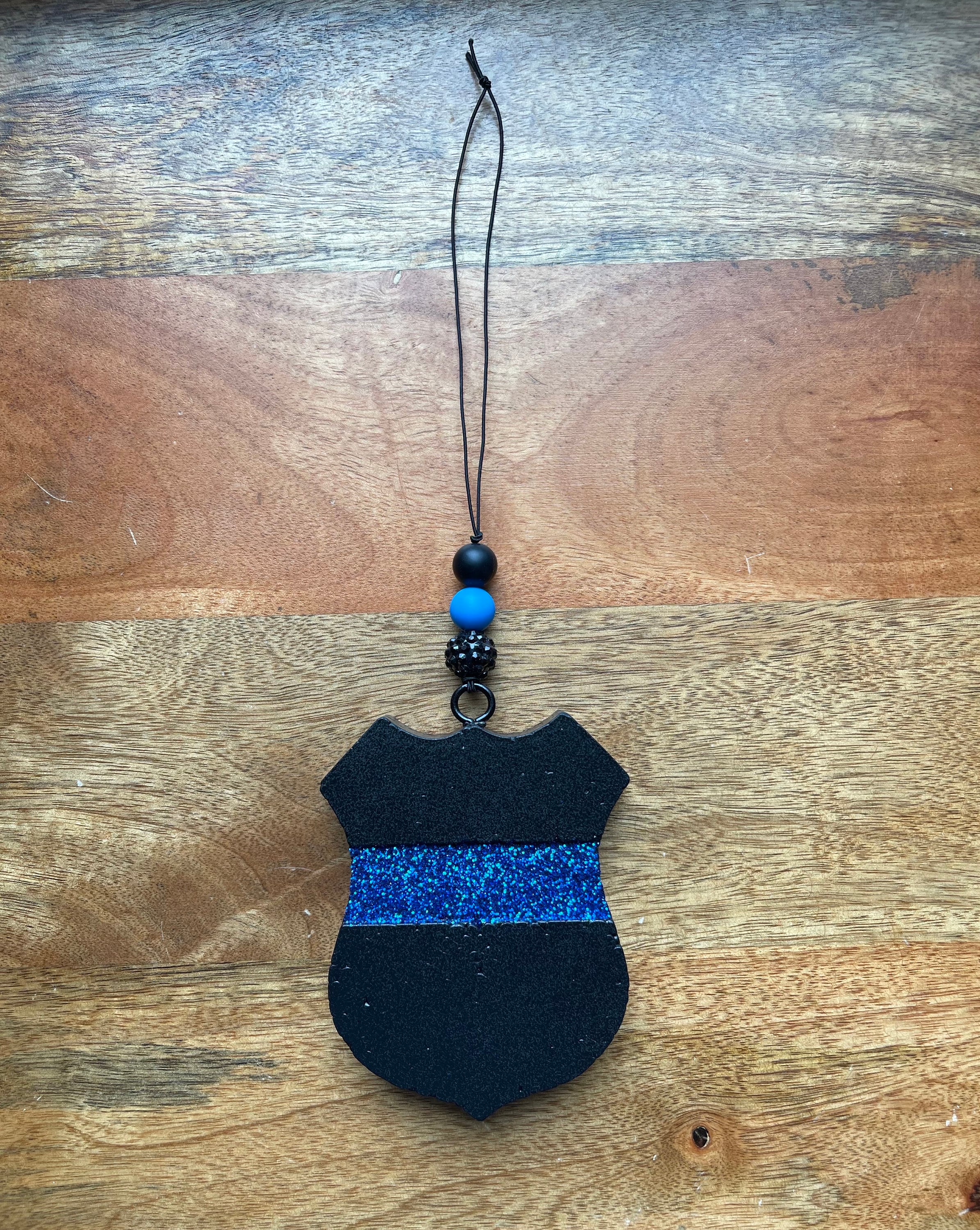 Police Badge Freshie Thin Blue Line Air Freshener - Etsy