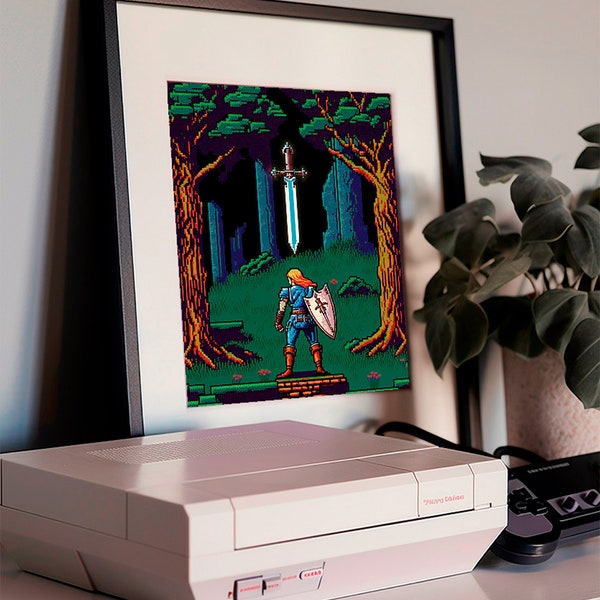 Classic Video Game Poster - Etsy