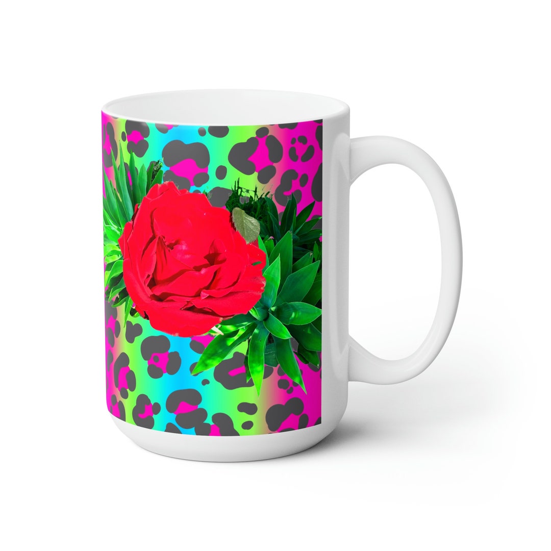 Red Rose Green Agave on Rainbow Leopard | Garden Lover | Beautiful ...