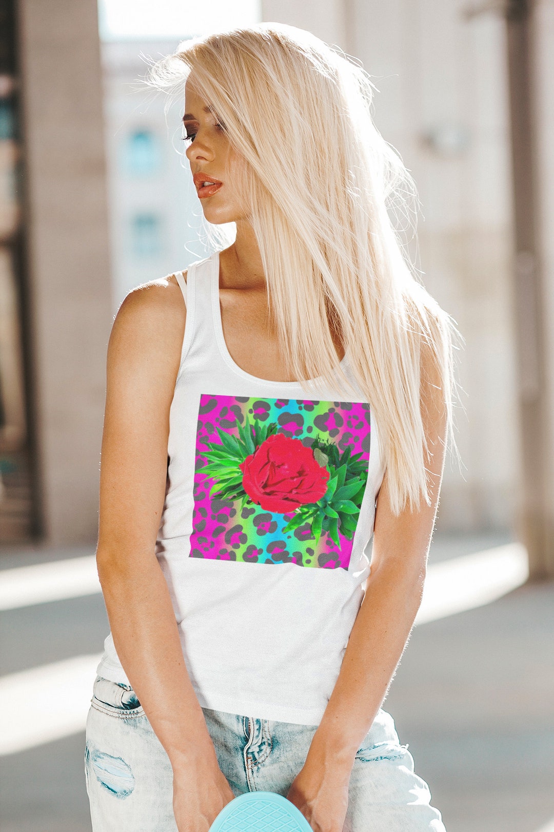 Red Rose Green Agave on Rainbow Leopard | Garden Lover | Beautiful ...