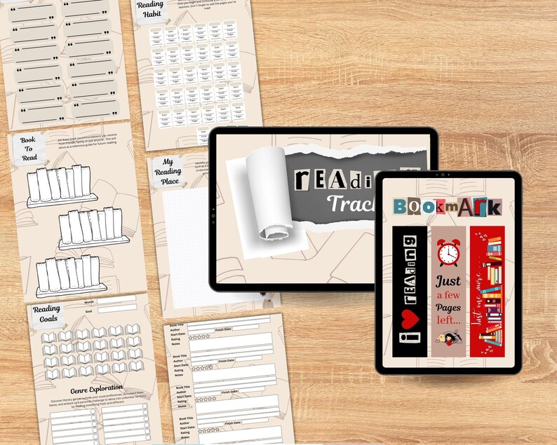 Printable Reading Log | Printable Book Tracker | Reading Tracker ...